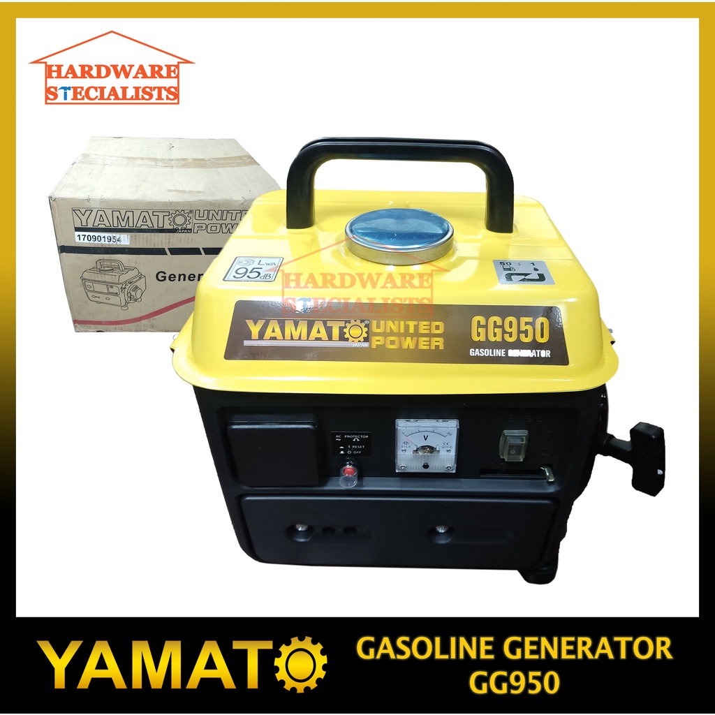 Yamato Gasoline Generator DC GG950 Original Authentic | Shopee Philippines