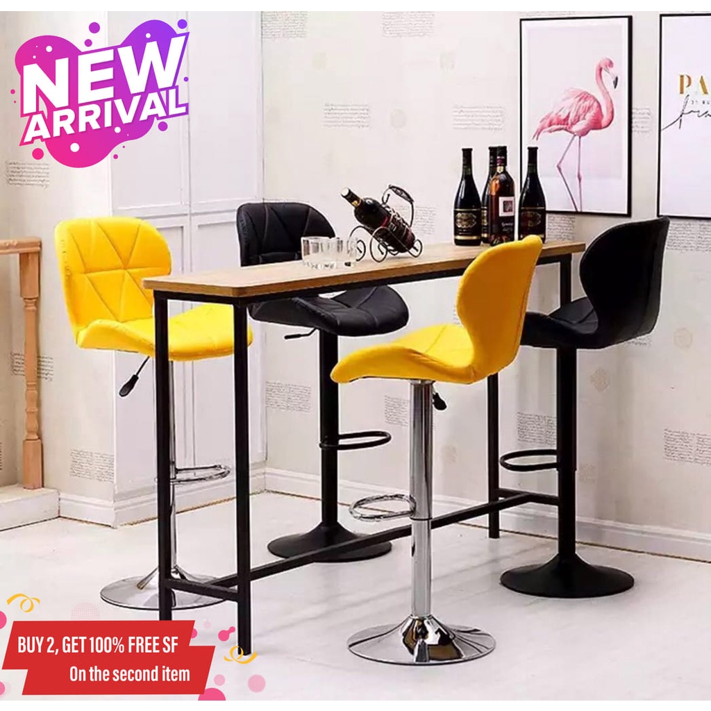 MMF#75 Heavy Duty Scandinavian Bar Chair, Modern Bar Chair | Shopee ...