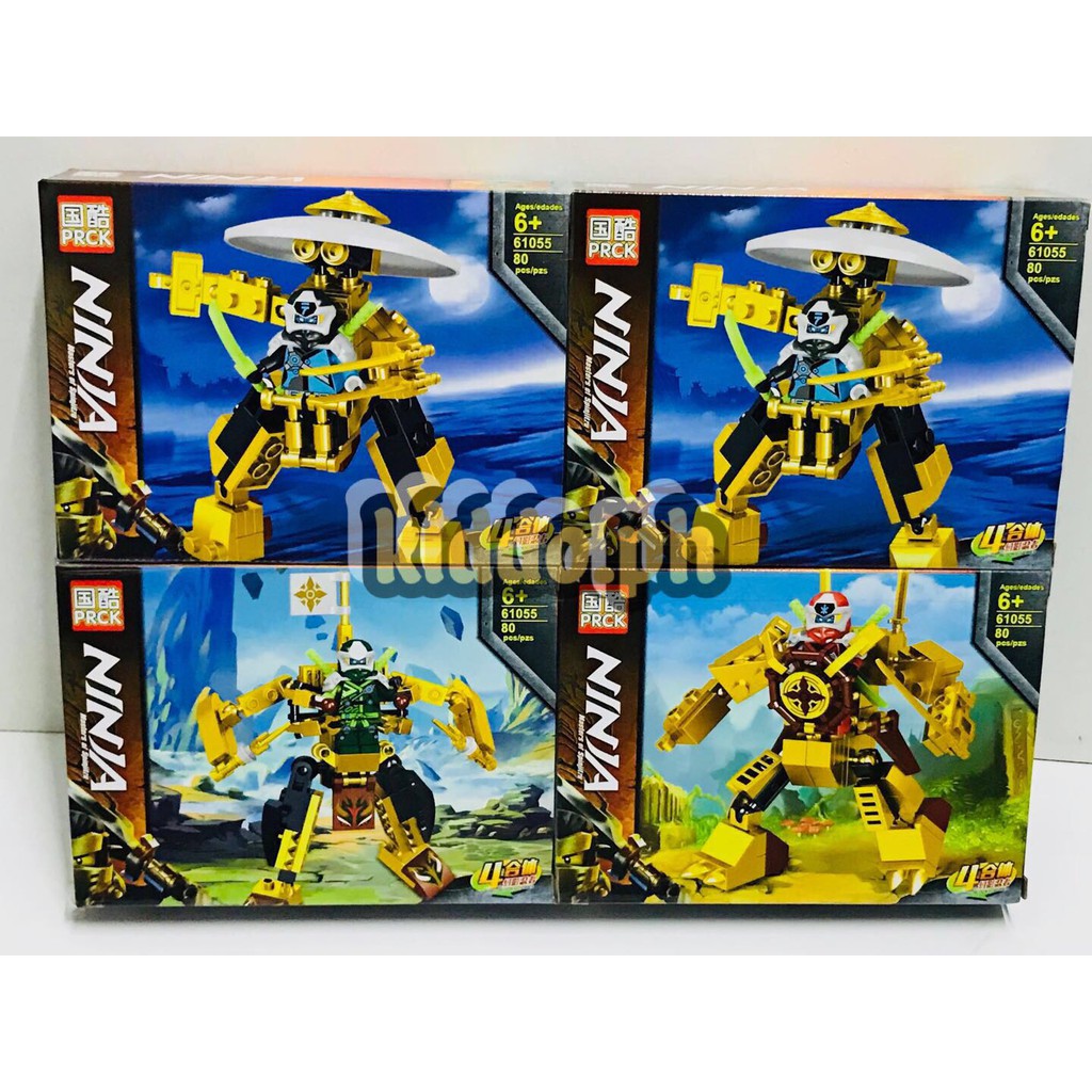 Ninja 4 in 1 Famous Blocks Toy Collection | Shopee Philippines