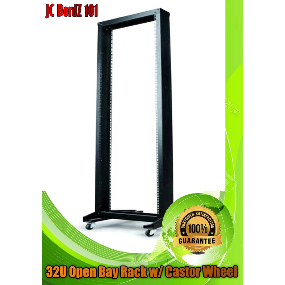 24 U /32U / 42U-Layer Open Bay Rack 6ft With Caster Wheels (Disassemble ...