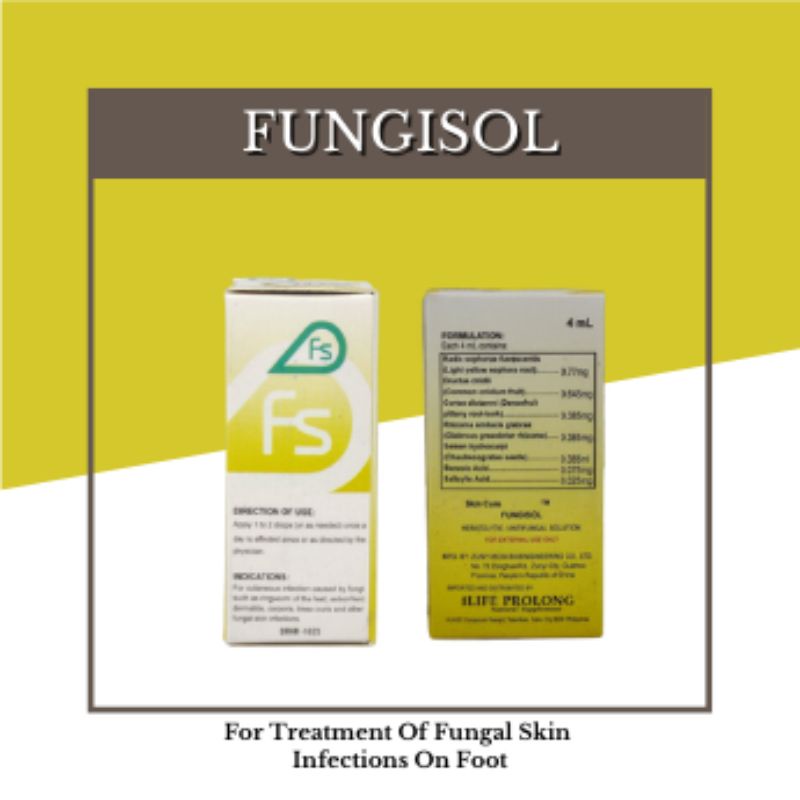 Fungisol 4mL Fun g soap | Shopee Philippines