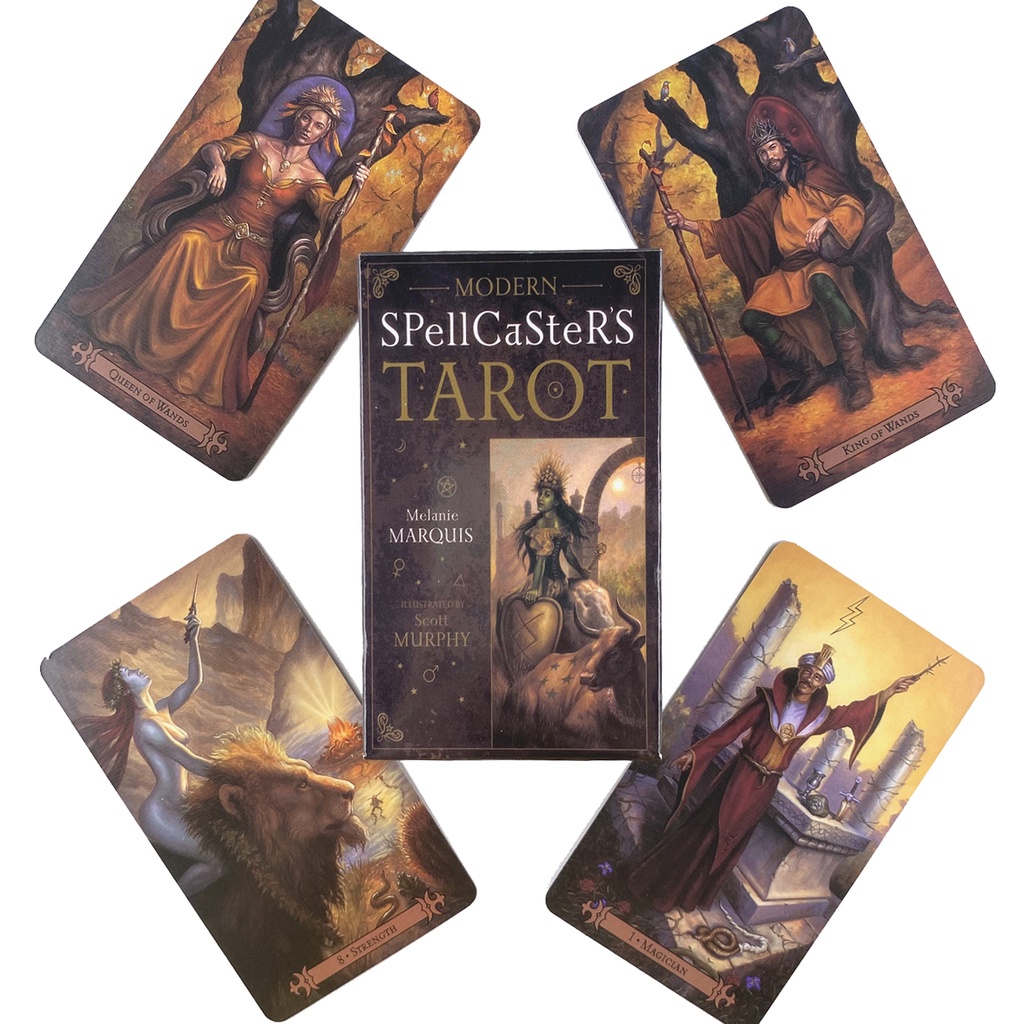Modern Spellcaster's Tarot Deck Fortune-telling Prophecy Oracle Cards ...