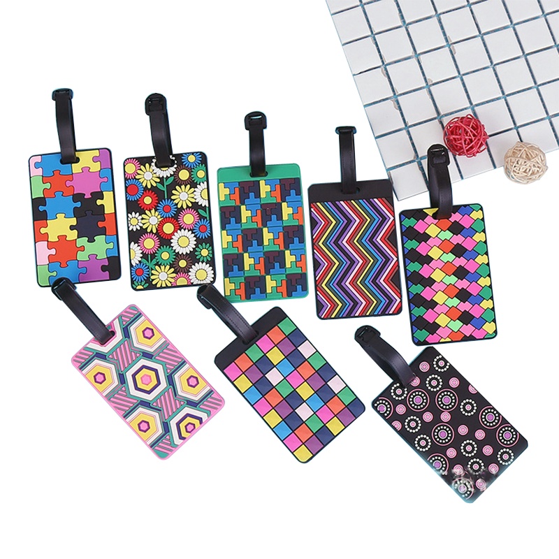 Hot Selling Luggage Tags Pvc Soft Plastic Tag Suitcase Tag Travel Bag ...