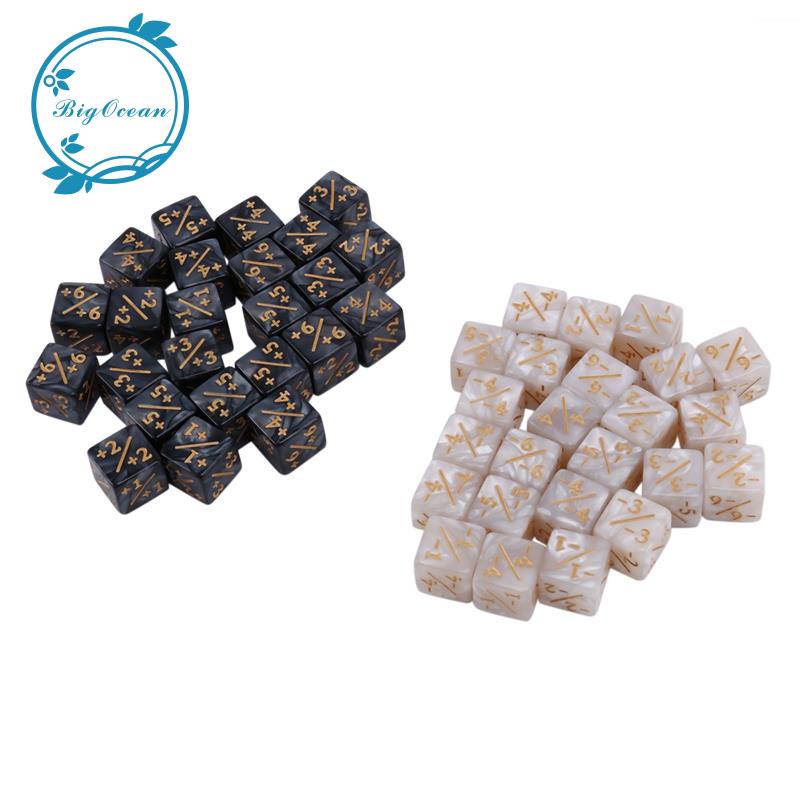 48 Pieces 16mm Dice Counters Token Dice Loyalty Dice D6 Dice Cube for ...