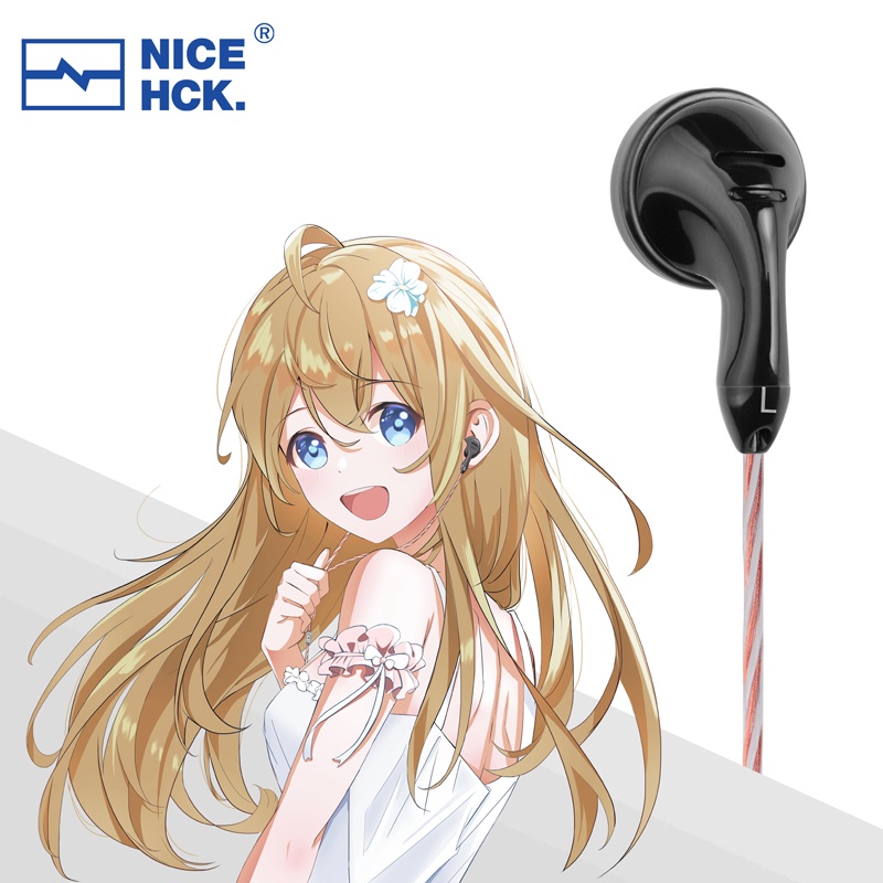 NiceHCK B70 3.5/4.4mm Plug Bright Surface IEM HIFI Microphone Earbud 14 ...