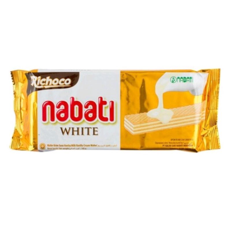 Richoco Nabati White Vanilla - Wafer Cream Vanilla | Shopee Philippines