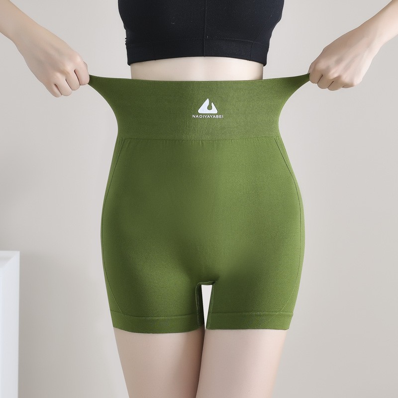 Enna Women High Waist sports shorts tight Peach hip-boosting Quick dry ...