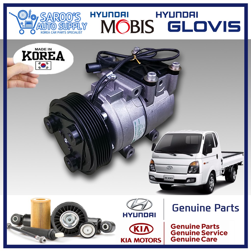 [A1] Aircon Compressor For Hyundai Porter / H-100 , 2004-2012 , Diesel ...