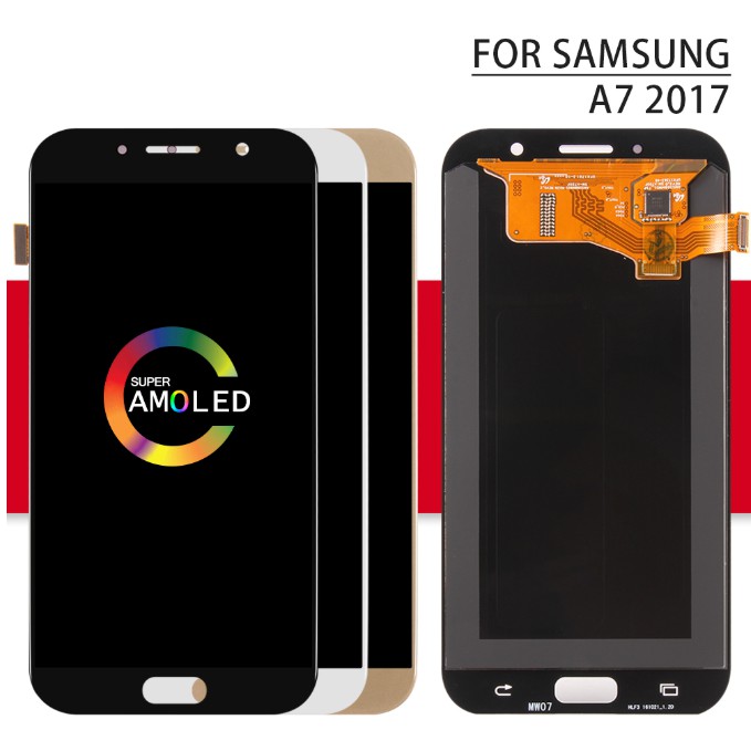 OLED For Samsung A7 2017 A720 A720F LCD Display Touch Screen Digitizer Assembly Repair Parts ...