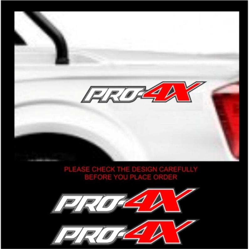 Nissan Navara Pro4x Sticker Design 2pcs | Shopee Philippines