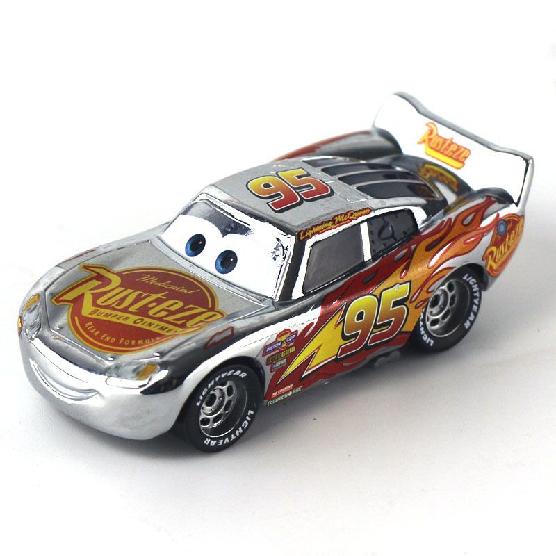 Disney Pixar Cars 2 3 Lightning McQueen King Jachson Storm Racer Anime ...