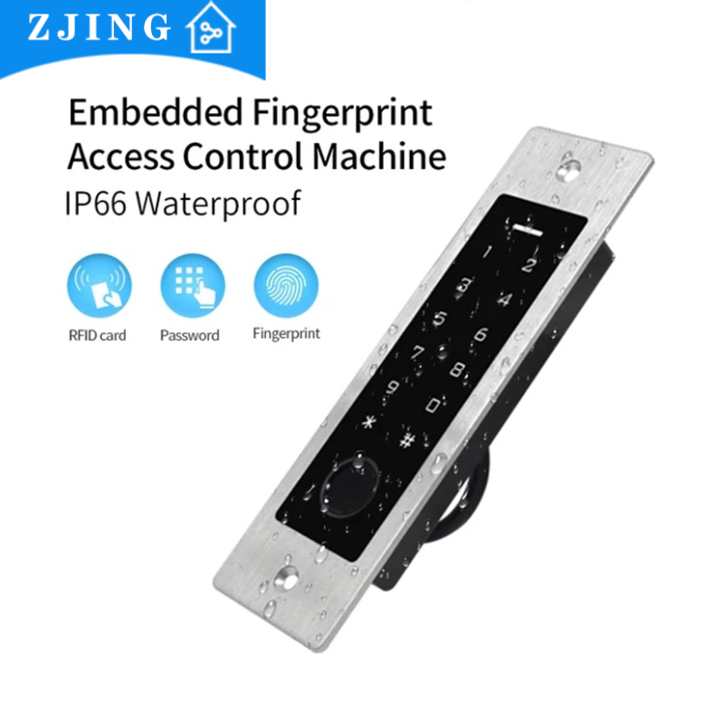 IP66 Waterproof Metal Fingerprint Access Control Keypad RFID 125Khz ...