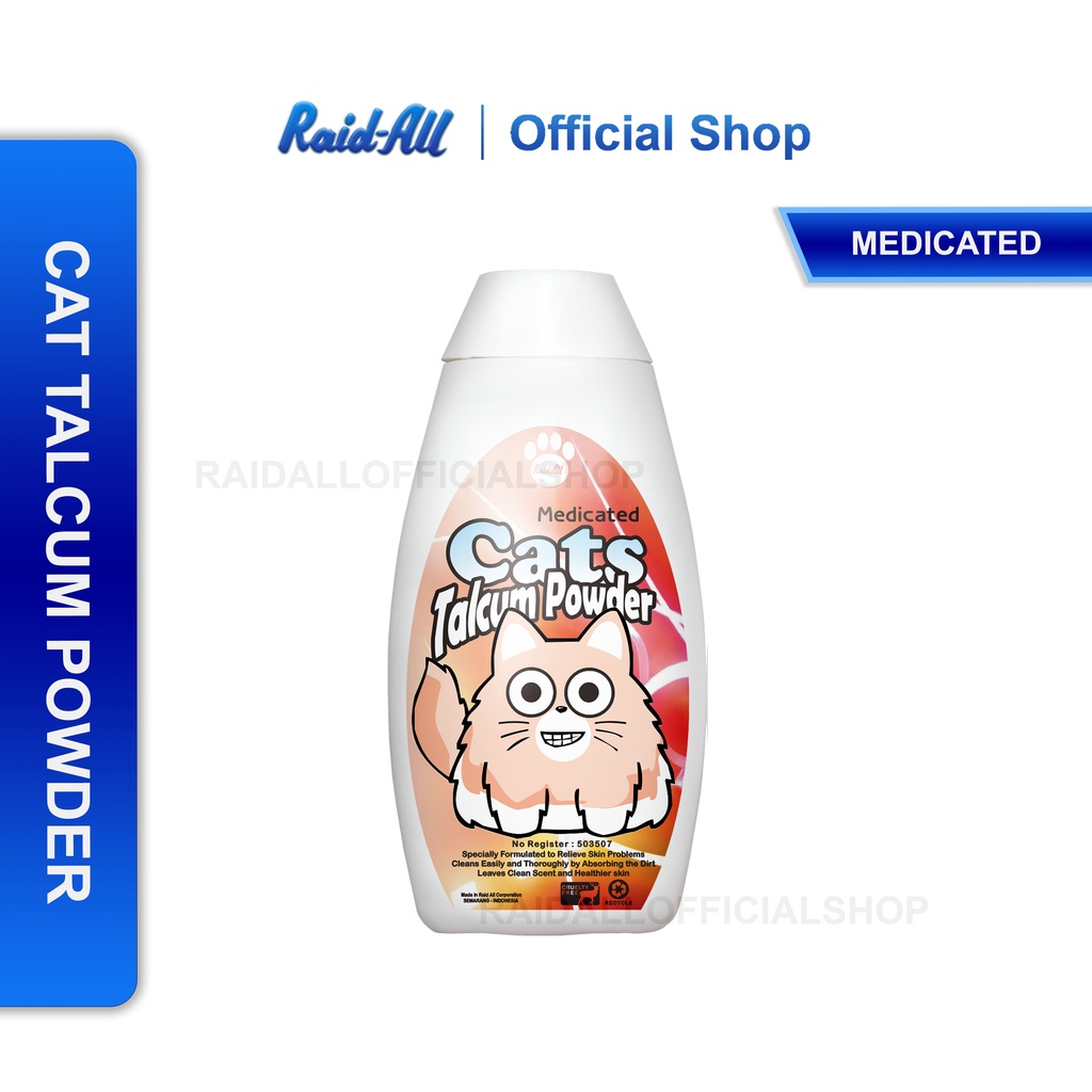 Raid ALL - Medicated Cat Powder 100gr | Shopee Philippines