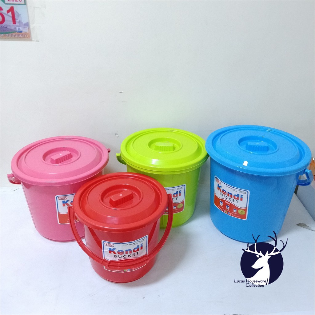 #ZOOEY BRAND HIGH-QUALITY KENDI BUCKET W/ COVER AND HANDLE WATER PAIL ...