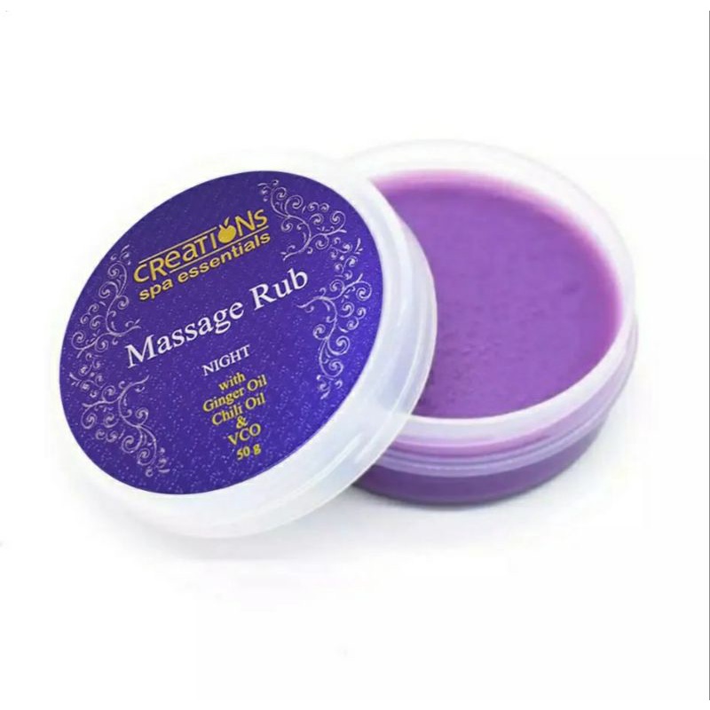 Creations Spa Essentials Pain Relief Massage Rub 50g - Night Formula ...