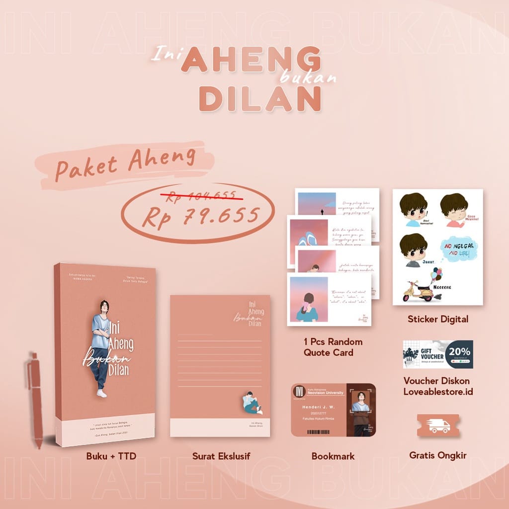 This is Aheng Not Dilan (Aheng Package) ( Hasana Christian) | Shopee ...