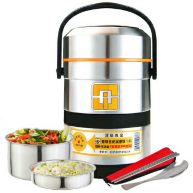 Heat Resistant Lunch Box (Stainless Steel) | Shopee Philippines