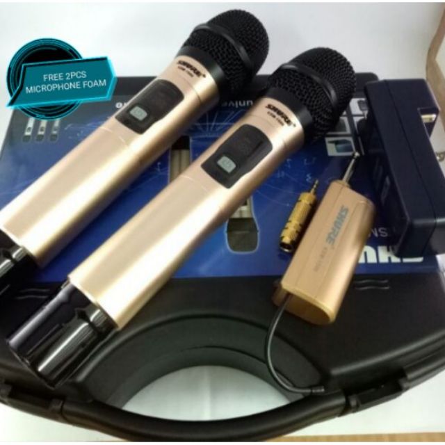 SHURE- UHF UNIVERSAL WIRELESS MICROPHONE | Shopee Philippines