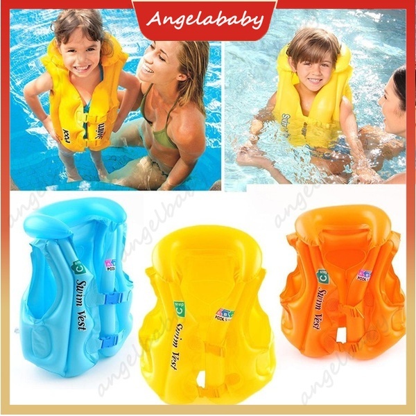 Children's inflatable vest floating pool beach lake floating life ...
