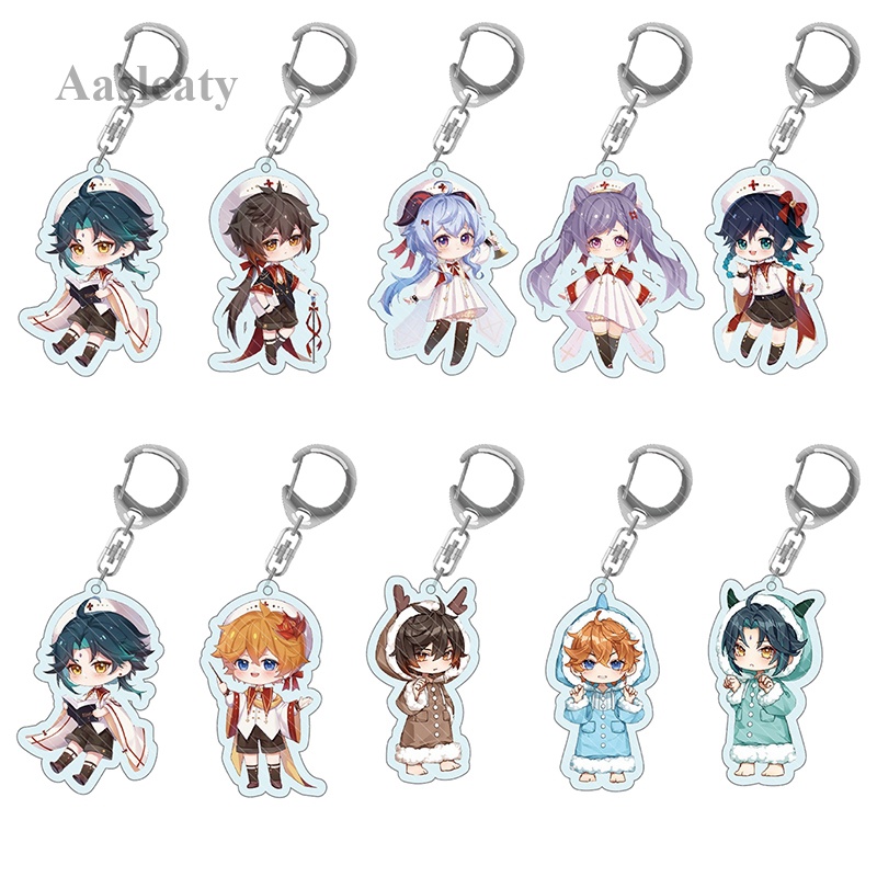 aasleaty Anime Genshin Impact Keychain | Shopee Philippines
