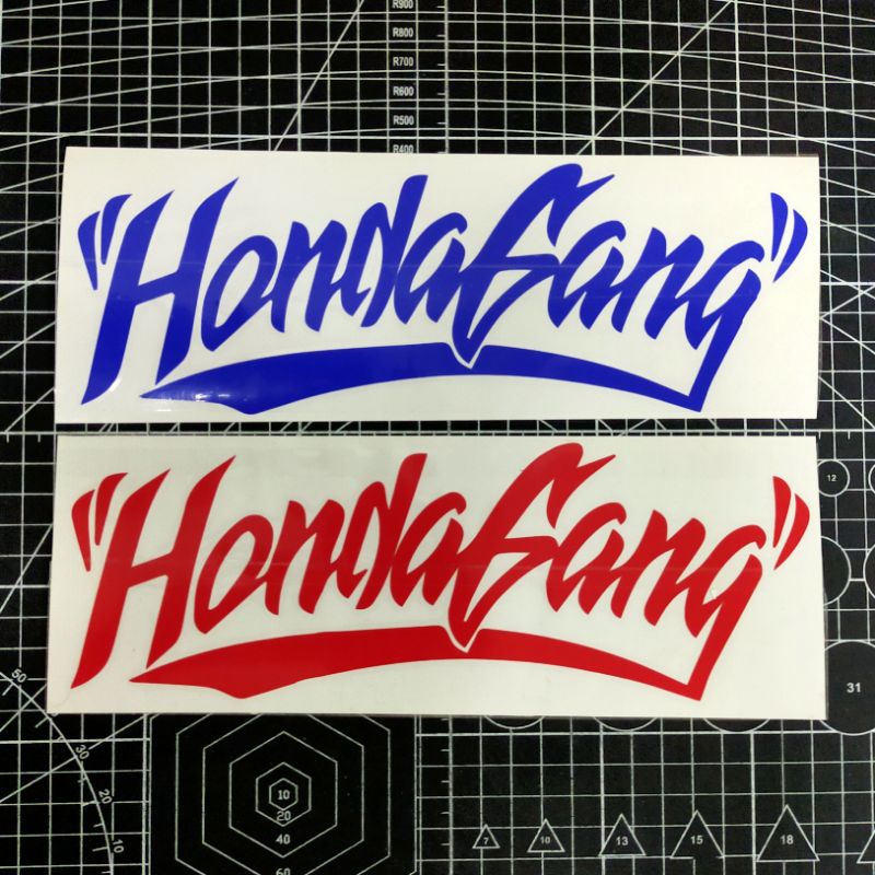 Cutting Sticker HONDA GANG stiker | Shopee Philippines