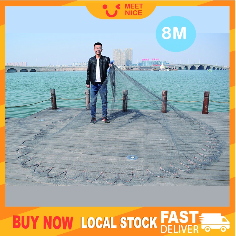 Large Super Fishing net Diameter 8M Fishing net Imported composite ...