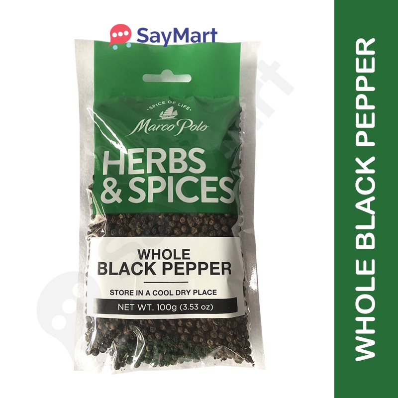Marco Polo Whole Black Pepper 100g | Shopee Philippines