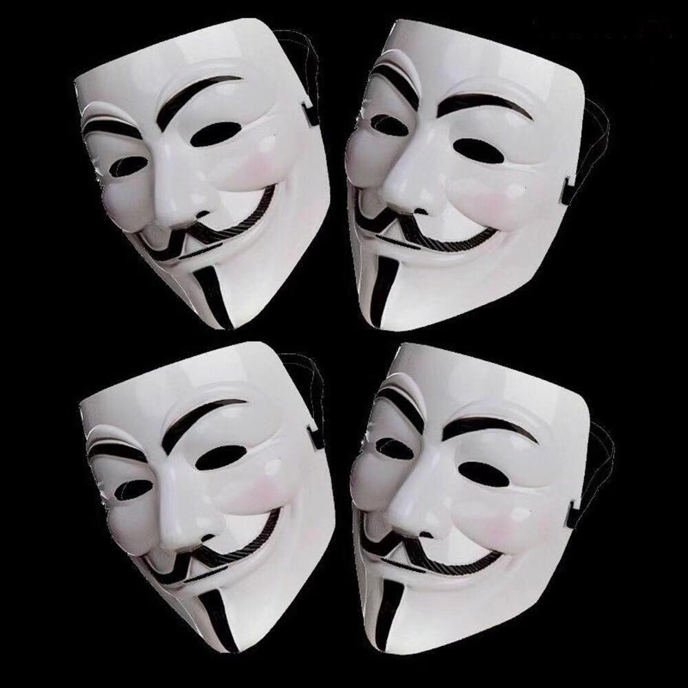 Anonymous Hacker Vendetta Fawkes Halloween Masquerade Party Mask ...