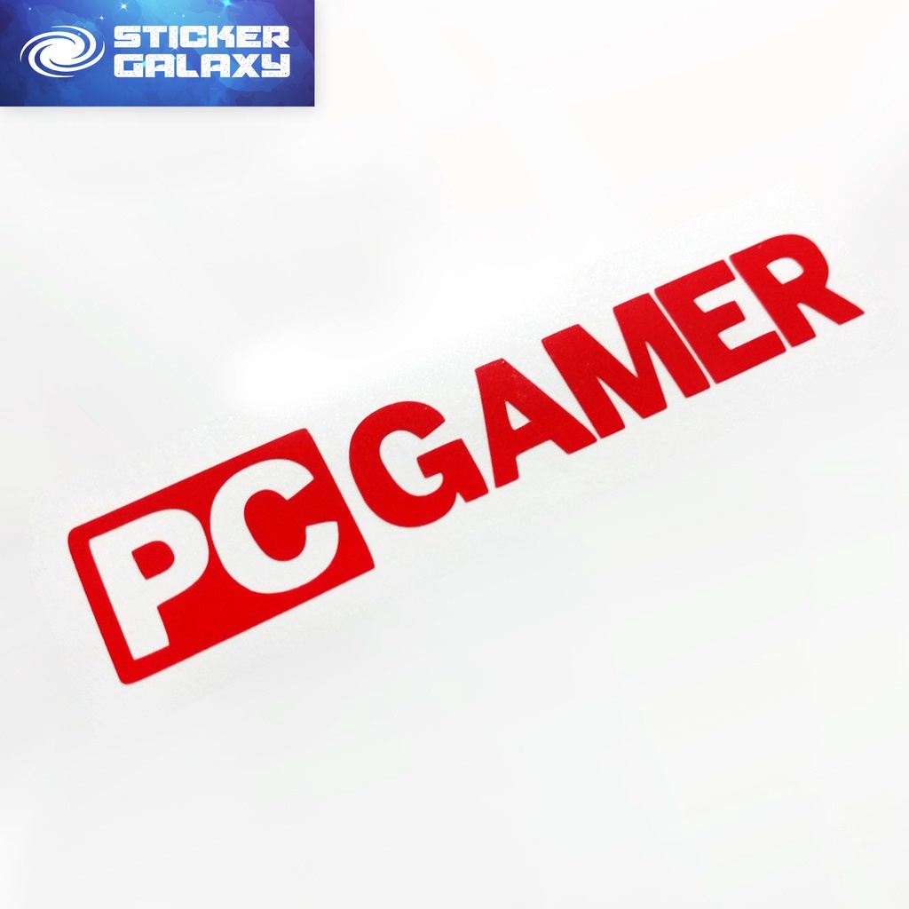 PC GAMER sticker vinyl decal for pc case, laptop, phone, tablet, ipad ...