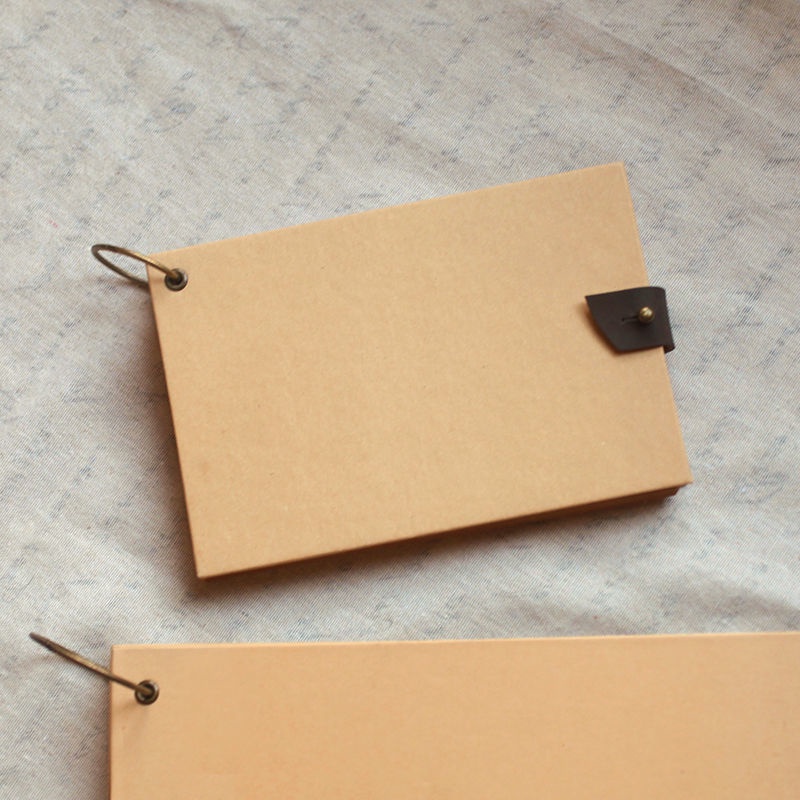 Blank kraft paper diy book personality thick vegetable book simple ...