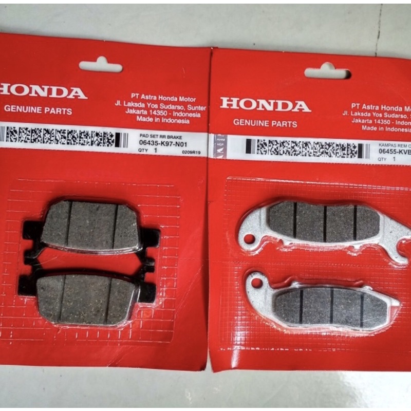 LOKAL Local ADV-PCX Front Rear Brake Pads Type ABS K97 KVB | Shopee ...