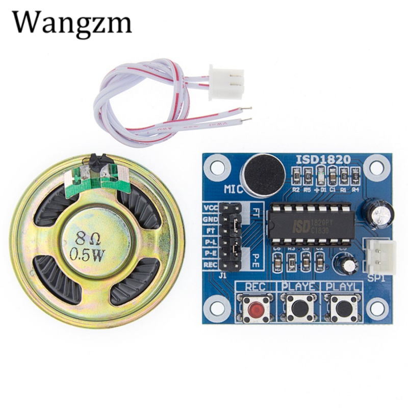 ISD1820 Voice Recording Recorder Module With Mic Sound Audio ...
