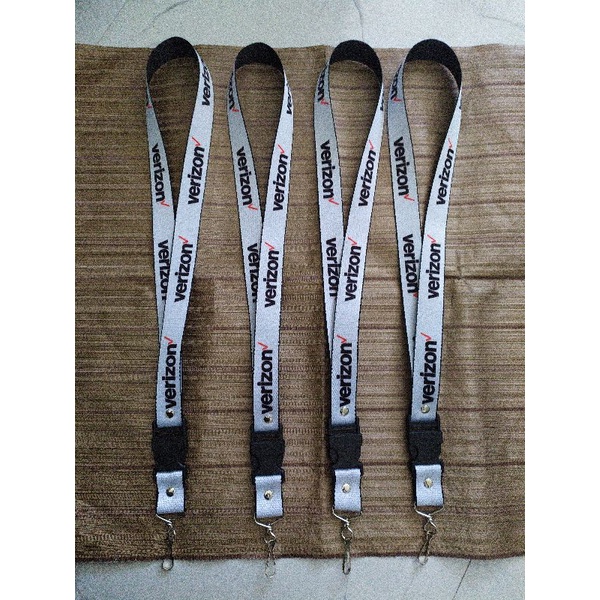 VERIZON WHITE ID Lace Lanyards Sling | Shopee Philippines