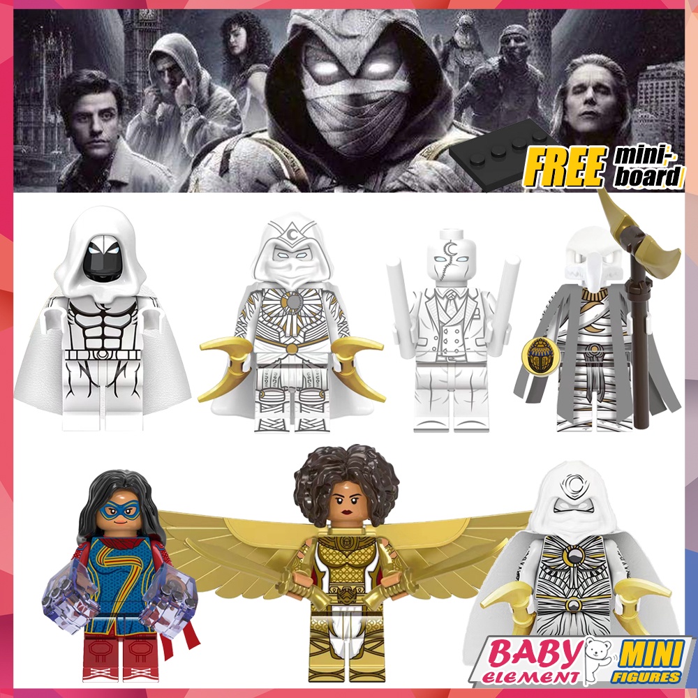 7 Types Ms. Marvel Minifigures Kamala Khan Layla Khonsu Steven Grant ...