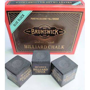 3PCS BRUNSWICK BLACK BILLIARD CHALK (TISA NG TAKO) | Shopee Philippines