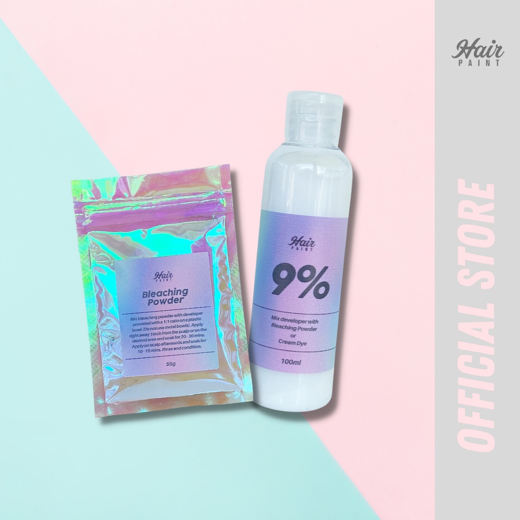 Hair Bleaching Set (Bleach and Deveoper) | Shopee Philippines