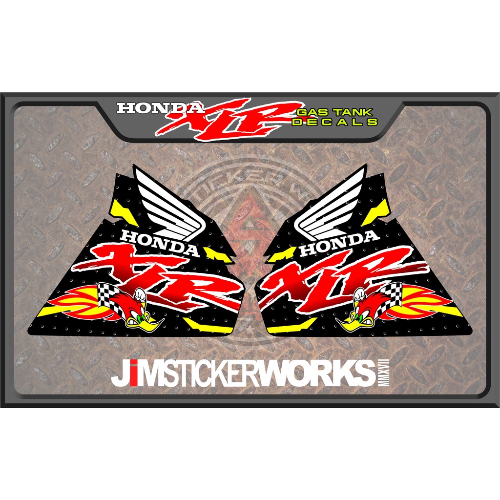 HONDA XR/XLR 200 GAS TANK DECALS | Shopee Philippines