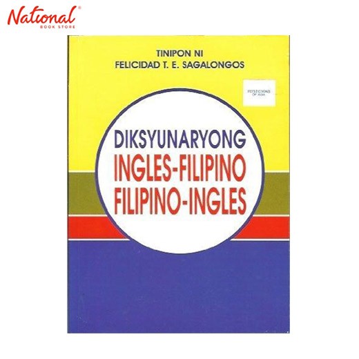 Diksyunaryong Ingles-Filipino Without Index National Book Store ...
