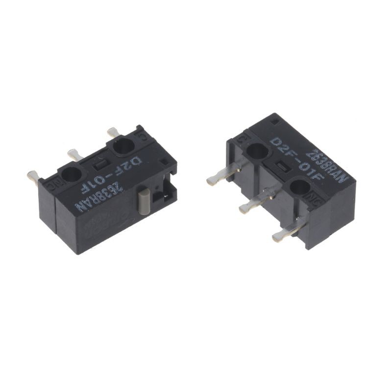 2Pcs Original OMRON Mouse Micro Switch D2F-01F Gray Dot Gold Alloy Contacts | Shopee Philippines