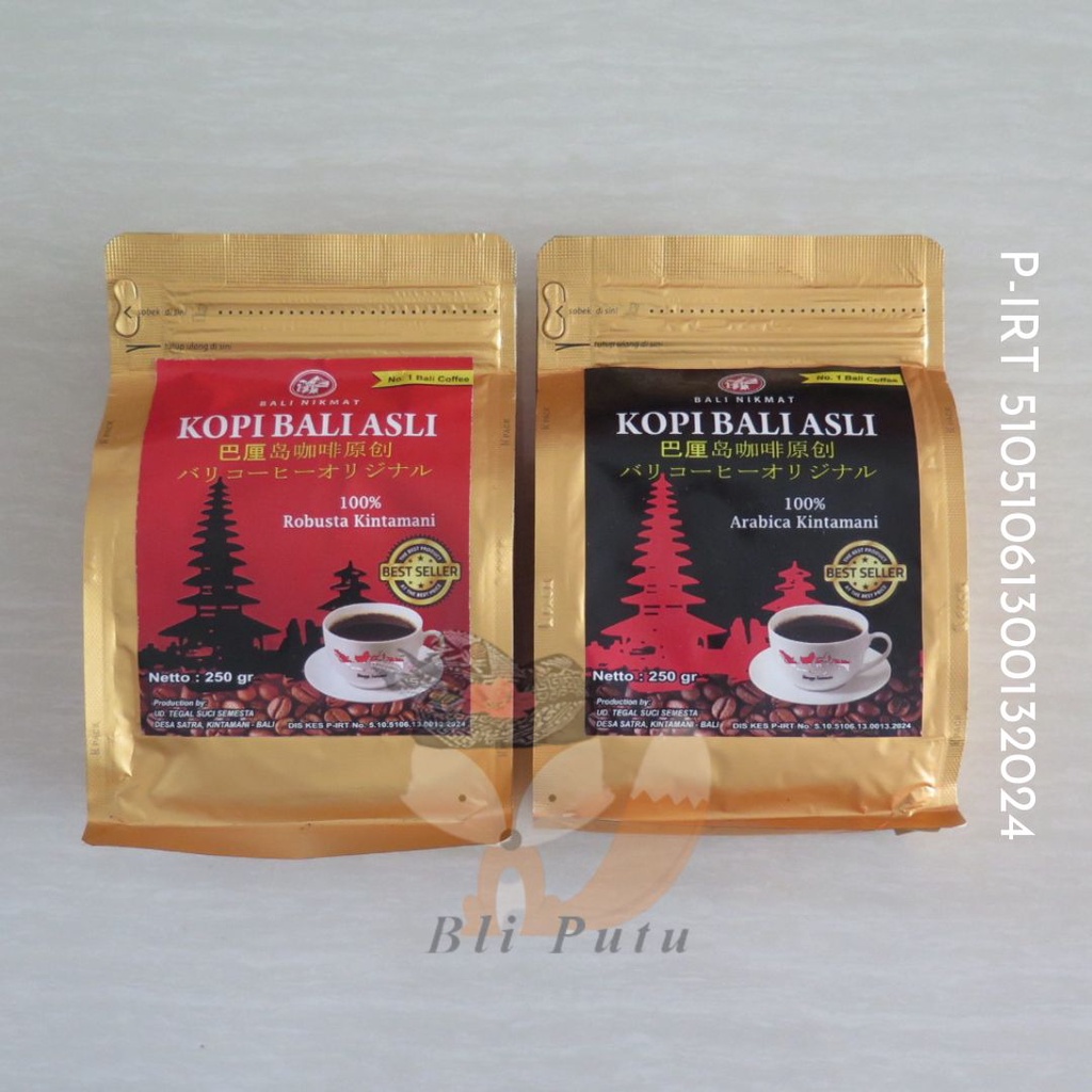 Original Balinese Coffee Cap Bali Nikmat - 250gr | Shopee Philippines