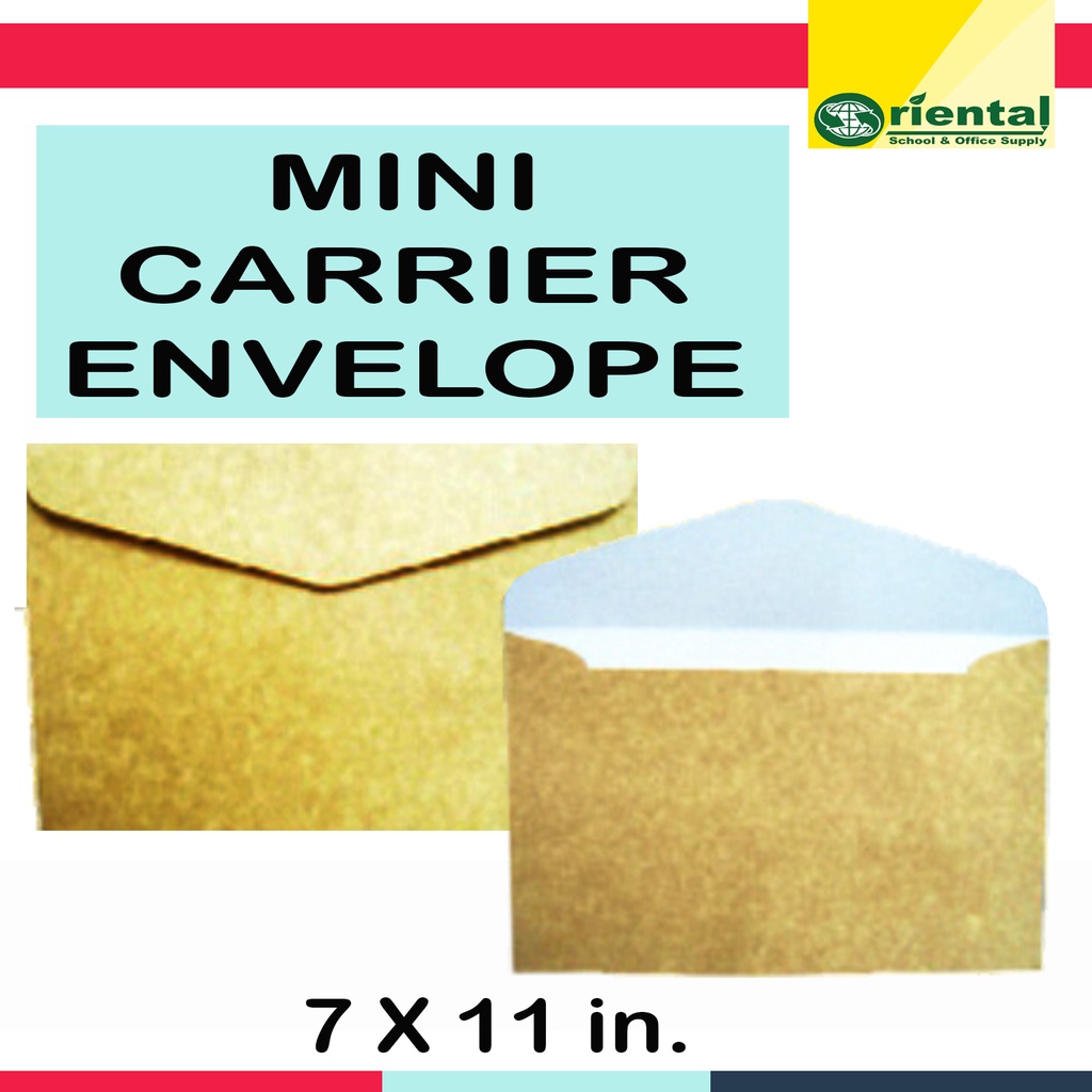 Mini Carrier Envelope - 7 x 11 inches Documents Filing Envelope - Thick ...