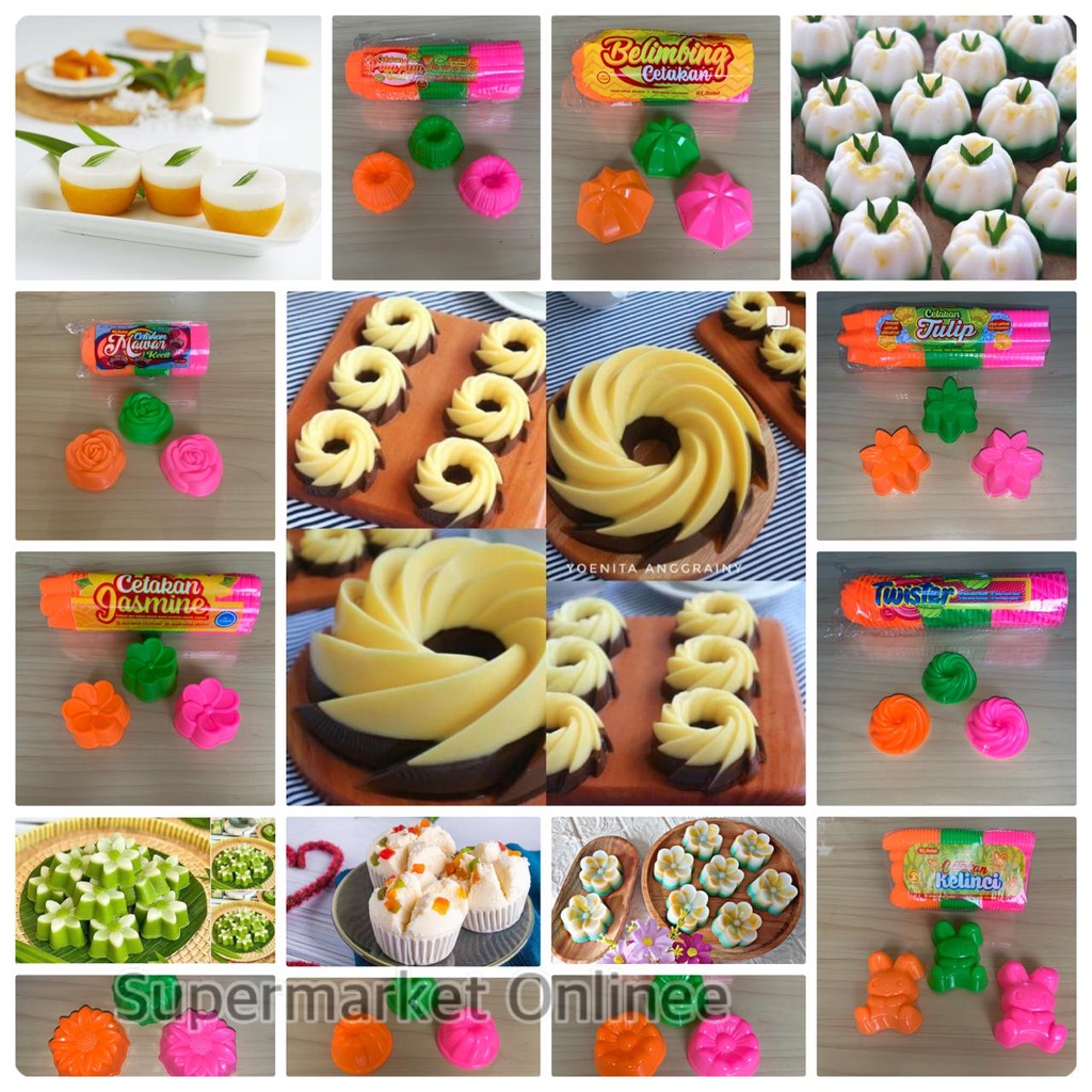 Steamed Sponge Cake Mold Brownie Mold Agar Ager Cup Pudding Jelly ...