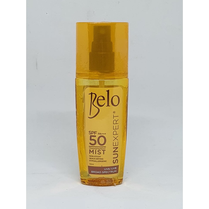 Belo Sunblock Sunscreen SPF50 Mist Spray Water Sweat Resistant | Shopee ...