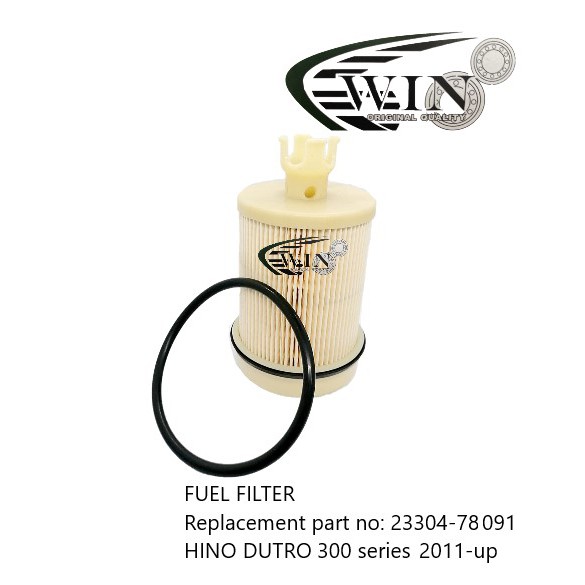 FUEL FILTER HINO DUTRO 300 NO4C Replacement part no:( 23304-78091/23304 ...