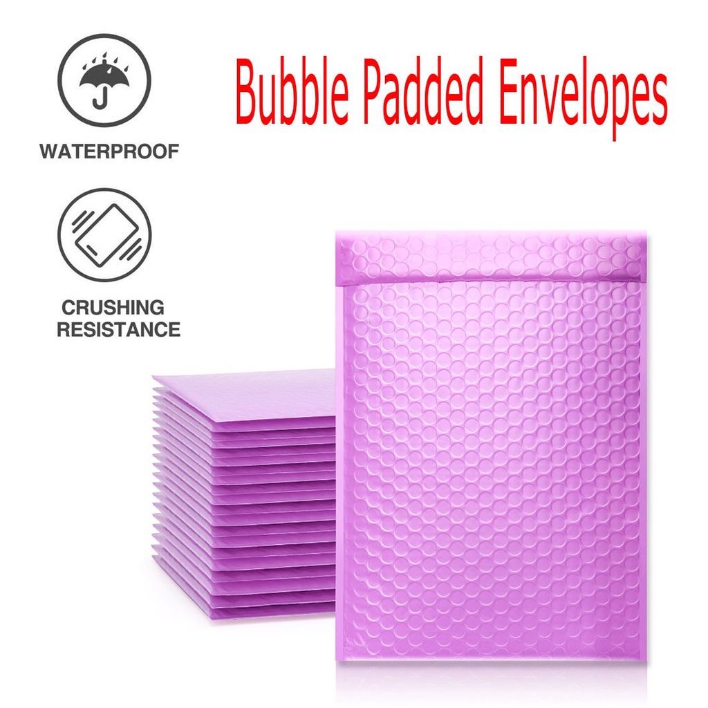 QJOQ.ph (1pc) LILAC Waterproof Bubble Mailers Padded Envelopes Poly ...