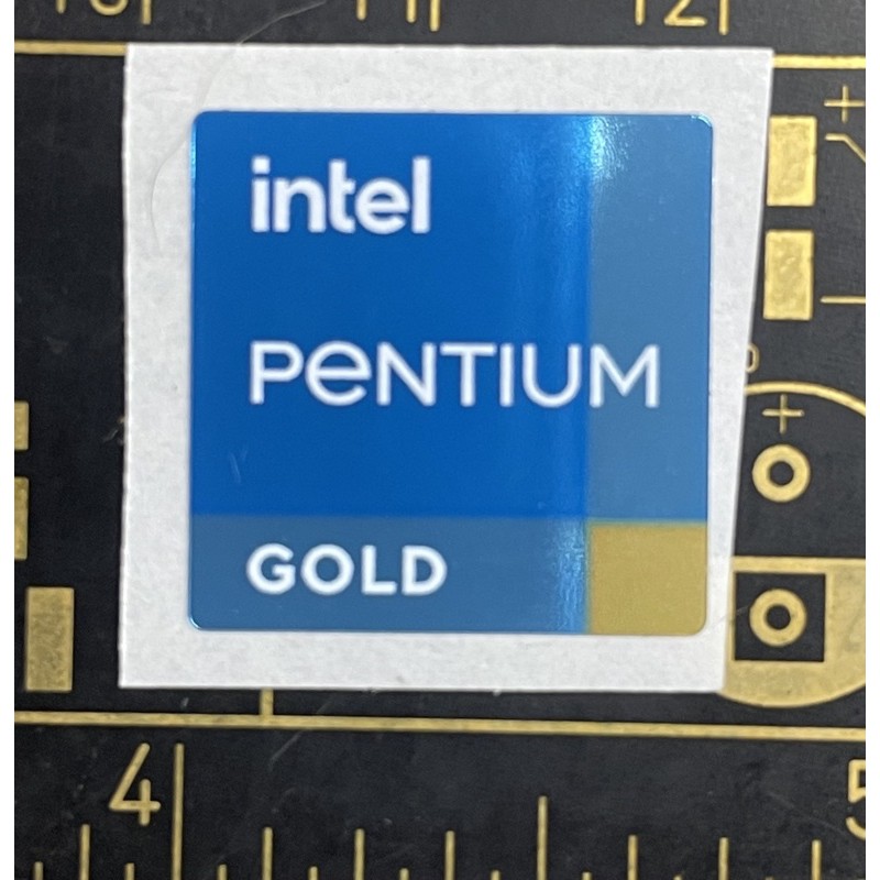 Original Pentium Gold 11th gen intel logo Sticker | Shopee Philippines