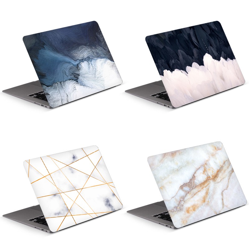 DIY Marble pattern laptop sticker skin art decal and custom laptop ...
