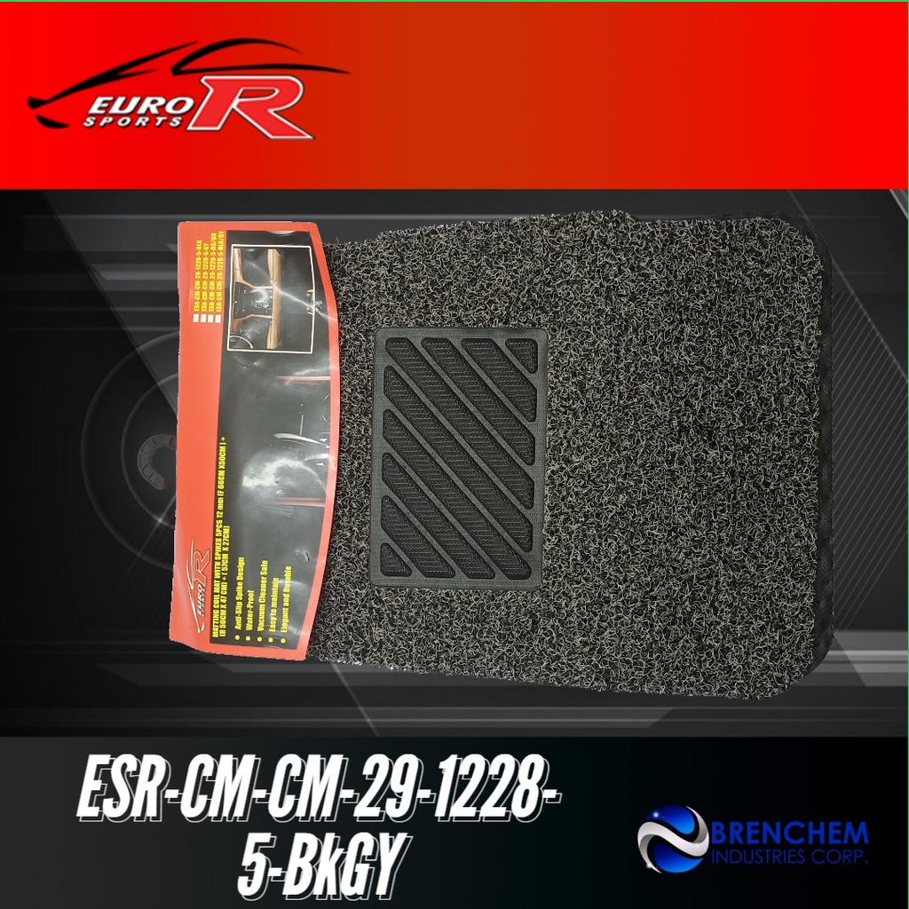 Euro sports R Universal Car Mat Coil Matting With Spikes 5-pc/3-pc ...