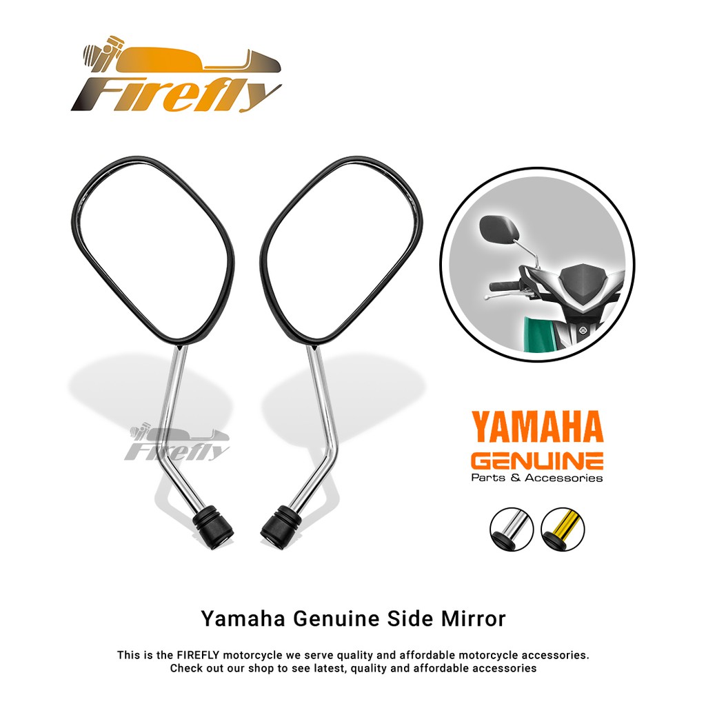 Firefly MOtorcycle Yamaha Side Mirror for Chrome /Gold Stem 5vv 10a ...