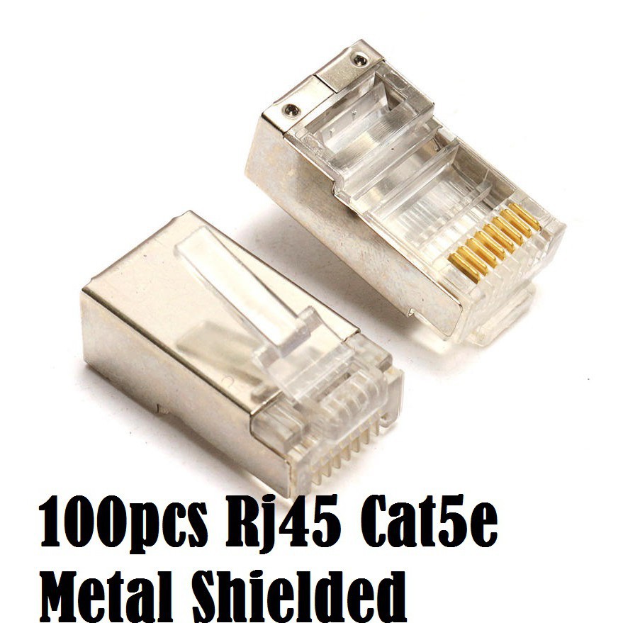 Metal Shielded Rj45 rj45 Connector Cat5e | Shopee Philippines Metal Shielded Rj45 rj45 Connector Cat5e | Shopee Philippines